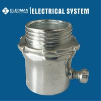 China Zinc Plated Steel EMT Conduit Connector Set Screw 1/2 to 4 Inch UL Listed for sale