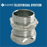China SCCN EMT Connector Compression Type 2 Inch 1 Inch Conduit Connector for sale