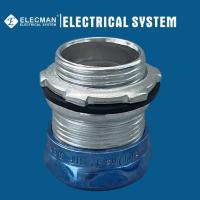 China Steel Raintight Compression EMT Connector 4 Inch Conduit to Box Type UL Listed for sale