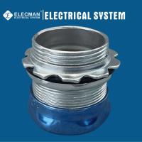 China Steel Raintight Compression EMT Connector 4 Inch Conduit to Box Type UL Listed for sale