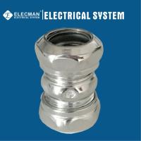 China ELECMAN Steel EMT Conduit Coupling Compression Type 1/2 to 4 Inch UL Listed for sale