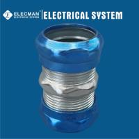 China Steel Raintight EMT Coupling Compression Fittings 1/2 to 4 Inch UL Listed for sale