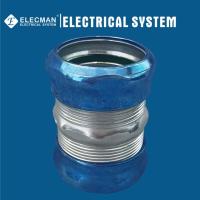 China Steel Raintight EMT Coupling Compression Fittings 1/2 to 4 Inch UL Listed for sale