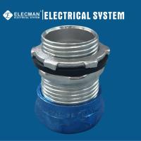 China Steel Raintight Compression EMT Connector 4 Inch Conduit to Box Type UL Listed for sale