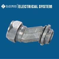 China Zinc EMT Offset EMT To Box Connectors Compression Type 1/2