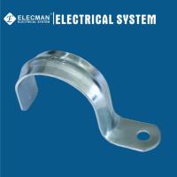 China Galvanized Steel EMT Conduit Strap One Hole Type 1/2 to 4 Inch UL Listed for sale