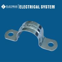 China Galvanized Steel EMT Conduit Strap Two Holes Type 2 Inch UL Listed Conduit Fittings for sale