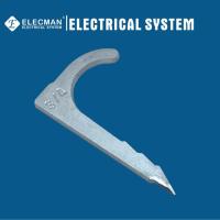 China Galvanized Steel EMT Conduit Drive Strap 1 Inch UL Listed for Wood or Masonry for sale
