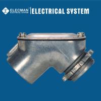China Zinc 90 Degree Pull Elbow IMC Rigid Conduit Fittings to Box Threaded Type for sale