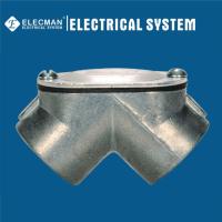 China Zinc 90 Degree Conduit IMC Rigid Pull Elbow Threaded Type for sale