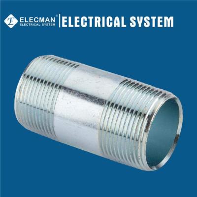China ELECMAN Steel IMC Rigid Conduit Nipple Threaded Connection 1/2 to 4 Inch NPT UL Listed for sale