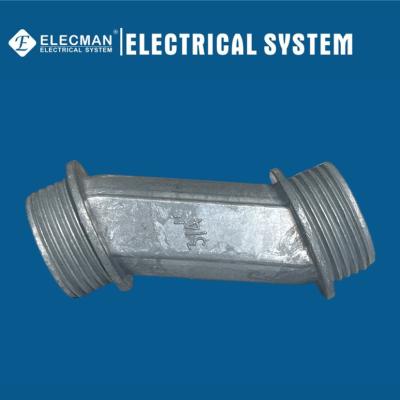 China Zinc IMC Rigid Conduit Offset Nipple 1/2 to 2 Inch Threaded Connection for sale