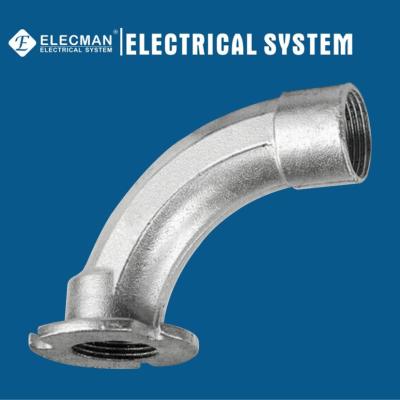China Malleable Iron 90 Degree IMC Rigid Conduit Concrete Slab Insert 1/2 to 1 Inch for sale