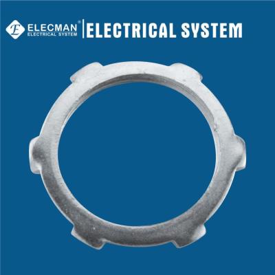 China Zinc Plated Steel IMC Rigid Conduit Locknut 2 to 4 Inch Without Grounding Screw for sale
