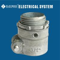 China Zinc Squeeze Connector Straight Flexible Conduit to Box Type 1/2 to 4 Inch UL Listed for sale