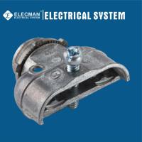 China Electrical Duplex Flexible Conduit Connector Zinc One Screw Clamp Type for sale