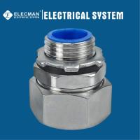 China Stainless Steel Liquid Tight Straight Conduit Fitting 3/8 to 4 Inch NPT Connector for sale
