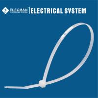 China PA66 Nylon Plastic Wire Cable Zip Tie Self-Locking Type for sale