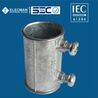 China IEC 61386 Zinc EMT Conduit Coupling Set Screw EMT to EMT 16mm-50mm for sale