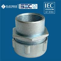 China IEC 61386 Zinc Rigid Conduit Liquid Tight Connector 1 Inch Threaded Type 20mm to 50mm for sale