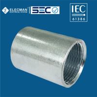 China IEC 61386 Steel Rigid Conduit Coupling Threaded 20mm-50mm Galvanized for sale