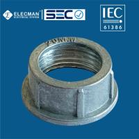 China Zinc Non Insulated Rigid Conduit Threaded Grounding Bushing 20mm to 50mm IEC 61386 for sale