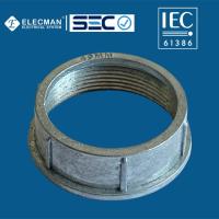 China Zinc Non Insulated Rigid Conduit Threaded Grounding Bushing 20mm to 50mm IEC 61386 for sale