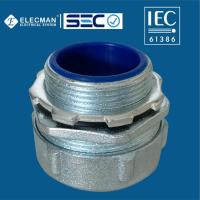 China IEC 61386 Zinc Liquid Tight Conduit Connector Straight 20mm to 110mm for sale