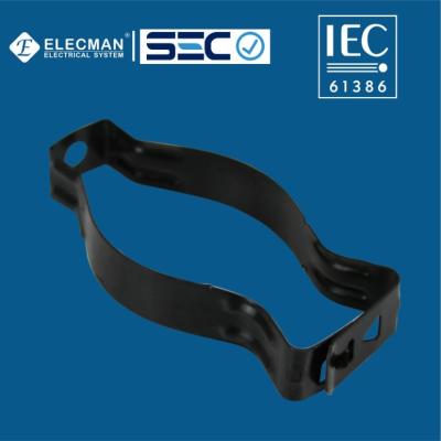 China Steel EMT Rigid Conduit to Beam Fastener Black 20mm to 50mm IEC 61386 for sale
