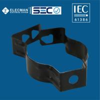 China Steel EMT Rigid Conduit to Beam Fastener Black 20mm to 50mm IEC 61386 for sale