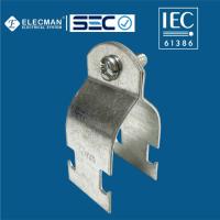 China IEC 61386 Steel RUC Conduit Pipe Strut Clamp Two Pieces Universal Type 20mm-50mm for sale