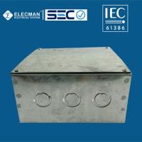 China ELECMAN IEC 61386 Steel Electrical Junction Box Outdoor 200x200x100mm for sale