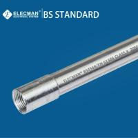 China BS4568 EN61386 Class 3 Pre Galvanized Steel Conduit 16mm to 114mm 3.75m for sale