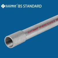 China Class 4 Hot Dipped Galvanised Steel Conduit BS4568 EN61386 20mm to 50mm 3.75m for sale