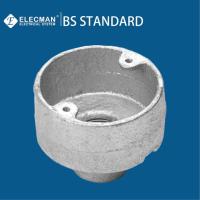 China Elecman BS4568 Malleable Iron Back Outlet Box 20mm 25mm One Way Conduit Threaded Type for sale