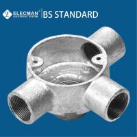 China BS4568 Malleable Iron Tee and Back Outlet Conduit Box 20mm-25mm IP68 Waterproof for sale