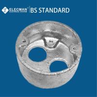 China BS4568 Malleable Iron Loop In Two Holes Outlet Box 20mm 25mm Crouse Hinds Type for sale