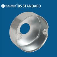 China BS4568 Steel Loop-In Outlet Box 20mm 25mm One Hole Type ELECMAN for sale
