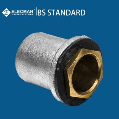 China BS4568/BS31 Malleable Iron Conduit Flanged Coupler 20mm 25mm for sale