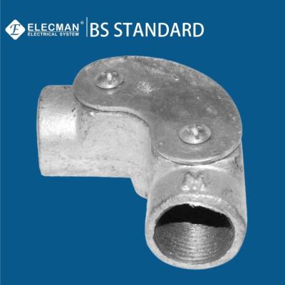 China BS4568 20mm 25mm Malleable Iron Inspection Elbow 90 Degree Type for sale