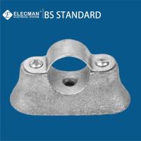 China BS4568 Malleable Iron Hospital Saddles With Base 20mm to 32mm Galvanised for sale