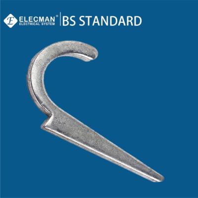 China BS4568 20mm-25mm Galvanized Steel Conduit Crampets Without Grounding for Secure Conduit Fixing for sale