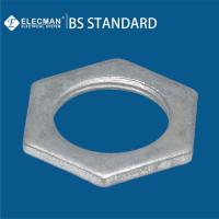 China Galvanized Heavy Steel Hexagon Conduit Lock Ring 20mm 32mm BS4568 for sale