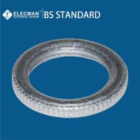 China Galvanized Steel Milled Edge Conduit Lock Ring Locknut BS4568 20mm 25mm for sale