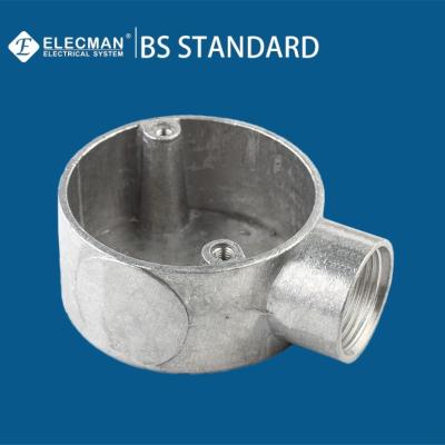 China BS4568 20mm-32mm Aluminum Terminal Outlet Box One Way Type for Conduit for sale