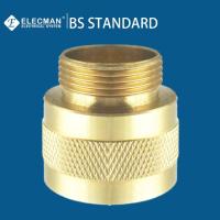 China BS4568 Brass Conduit Male Adaptor 20mm to 32mm 1-1/2 2 Inch Corrosion Resistant for sale
