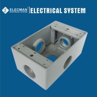 China Aluminum 1 Gang Weatherproof Electrical Box 5 X-Config Holes 18.3 cu In UL Listed for sale