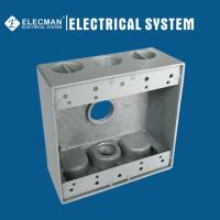 China Aluminum 2 Gang Weatherproof Electrical Box 30.5 cu in Commercial Grade UL Listed for sale