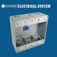 China Aluminum 2 Gang Weatherproof Electrical Box 30.5 cu in Commercial Grade UL Listed for sale