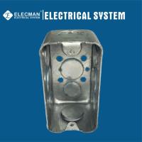 China Galvanized Steel Handy Metallic Outlet Box 4x2x2-1/8 Inch UL Listed Junction Box for sale